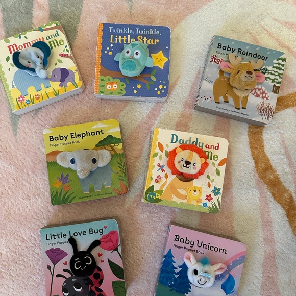 Toys | Colorful Finger Puppet Board Books Set | Poshmark